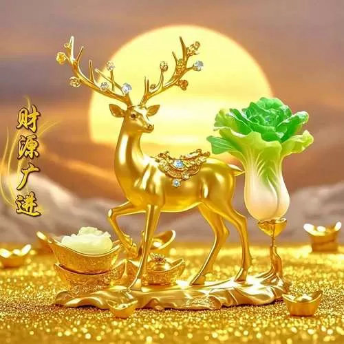 发财鹿图片大全图标