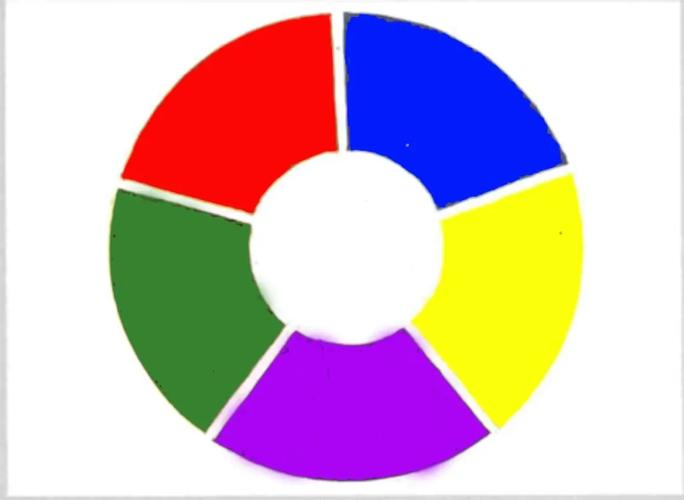 红黄蓝绿紫单色识别图截图