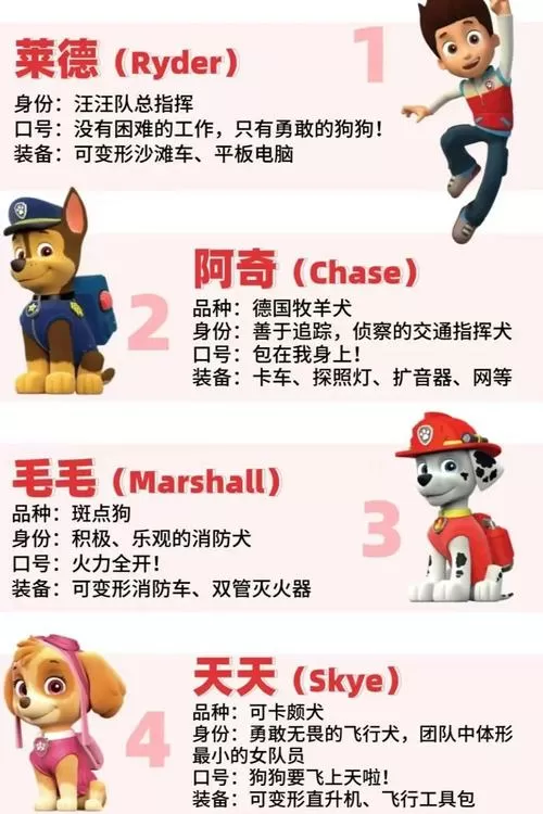 汪汪队人物介绍图标