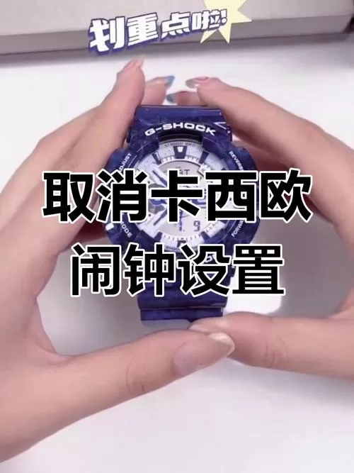 卡西欧删除闹钟截图