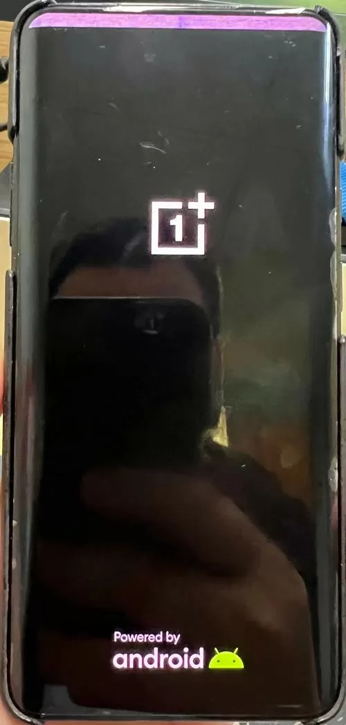 一加手机一直震动开不了机图标