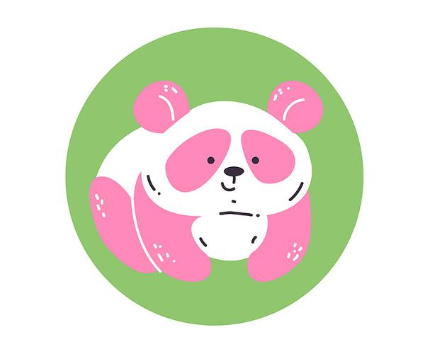 熊猫粉色截图