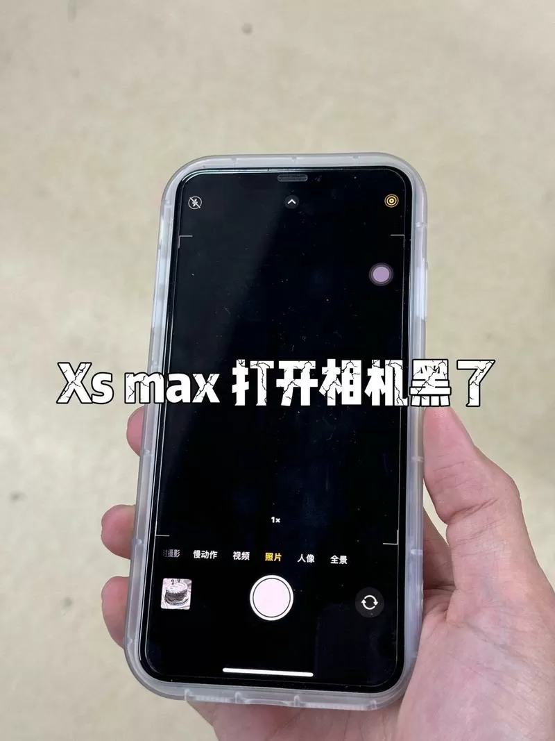 苹果手机后置摄像头黑屏手电筒不亮截图
