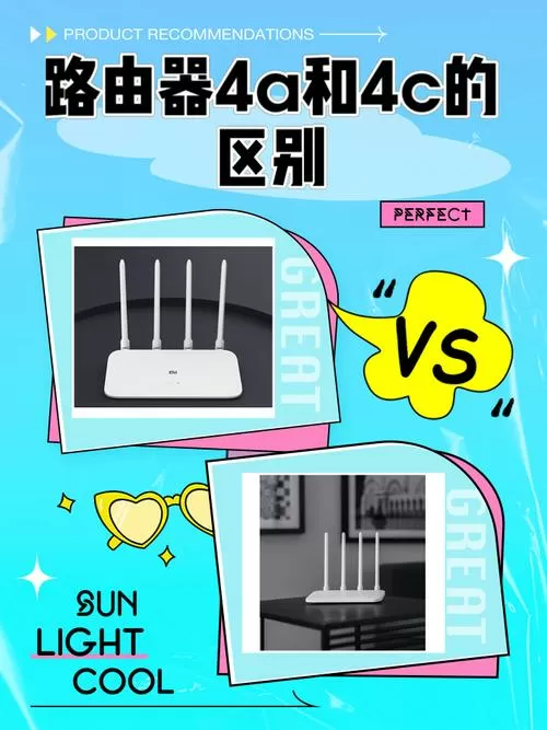 路由器4c和4a有什么区别图标