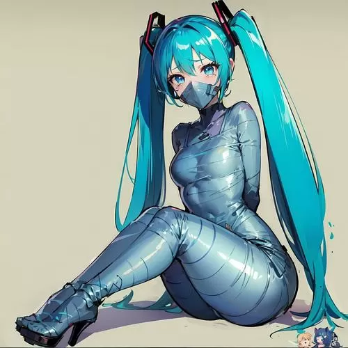 光环把初音未来五花大绑截图
