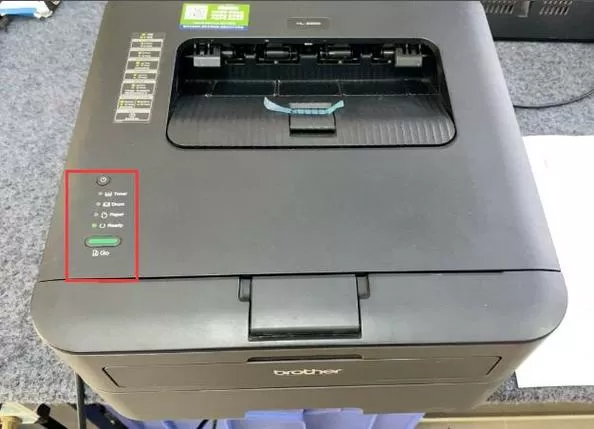 brother打印机一直闪红灯截图