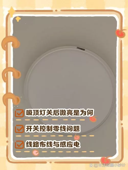 照明灯关了还微亮怎么解决截图