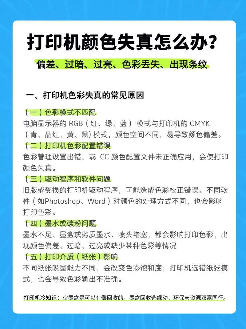 打印机色彩混乱怎么办截图