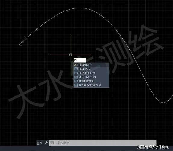 cad怎样将多段线变一条曲线图标