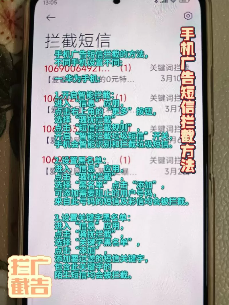 手机拦截短信怎么设置
