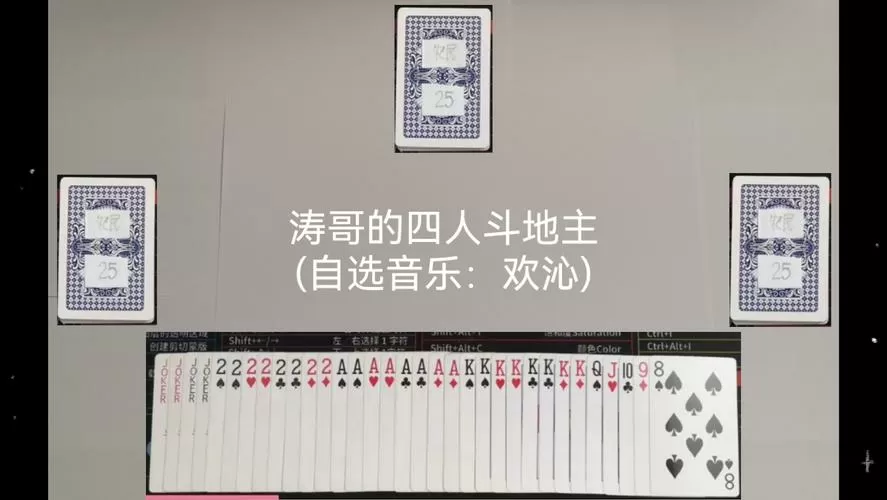 真人版四人斗地主两副牌图标