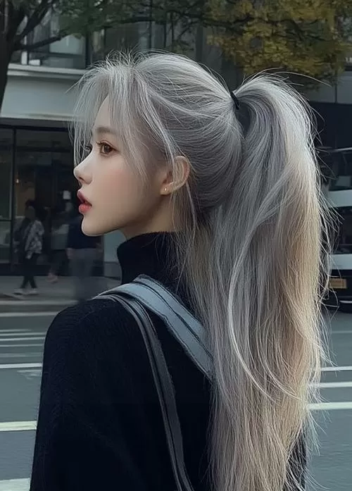 奶奶灰头发适合什么人截图