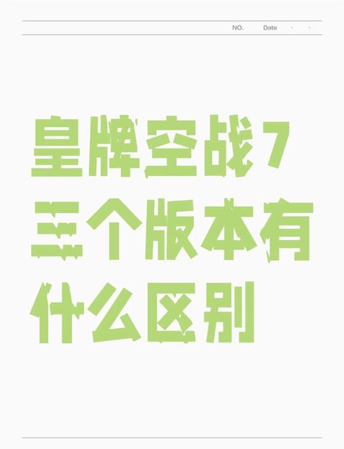 皇牌空战7各版本区别