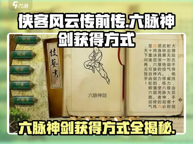 侠客风云传六脉神剑获得方法图标