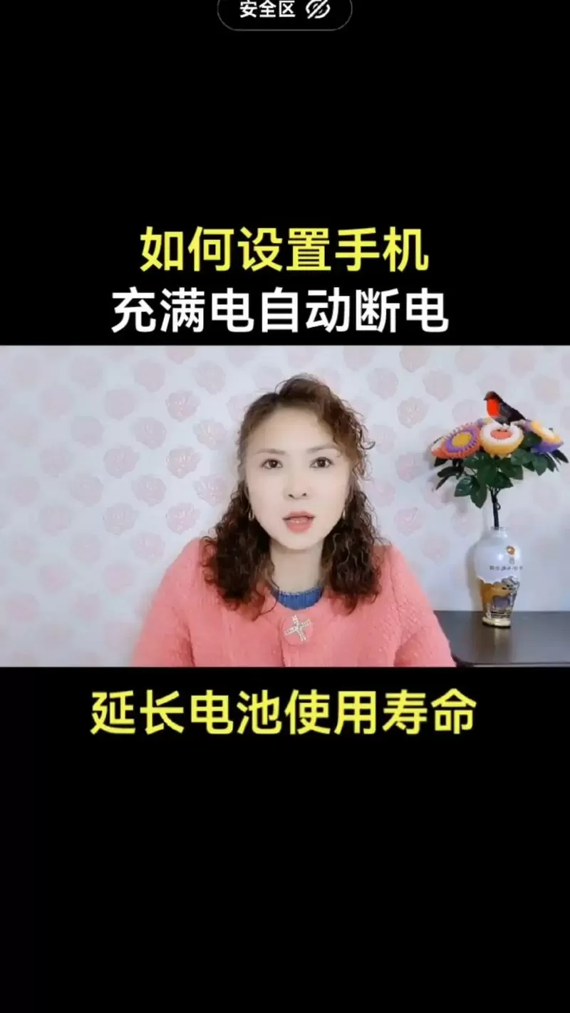 怎么让手机充满电自动断电截图