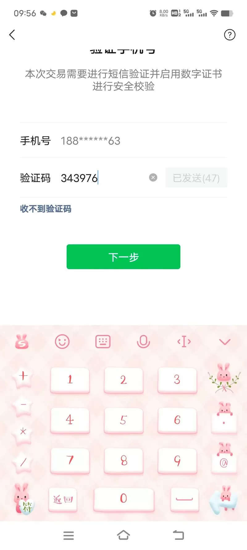 为什么微信扫码付款要验证码图标