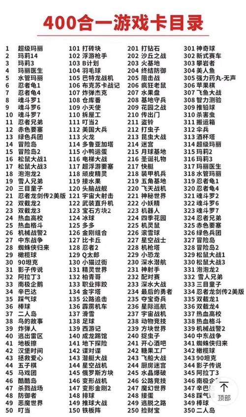 掌机游戏目录大全图标