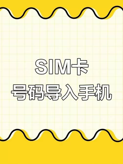 苹果手机电话号码导入到SIM卡截图