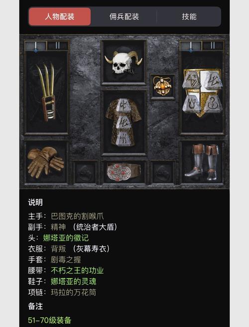 暗黑2佣兵可以带几件装备图标