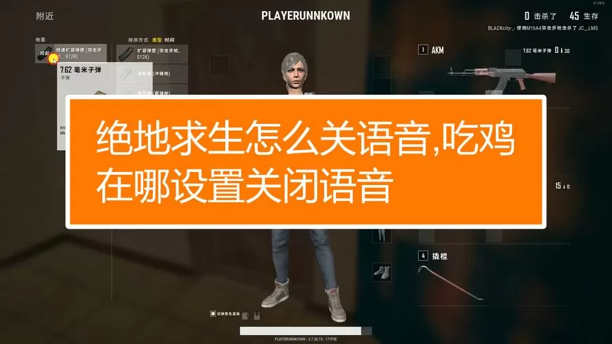 吃鸡怎么关闭队友语音图标