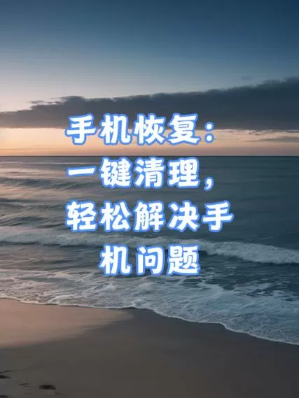 手机管家清理怎么恢复截图