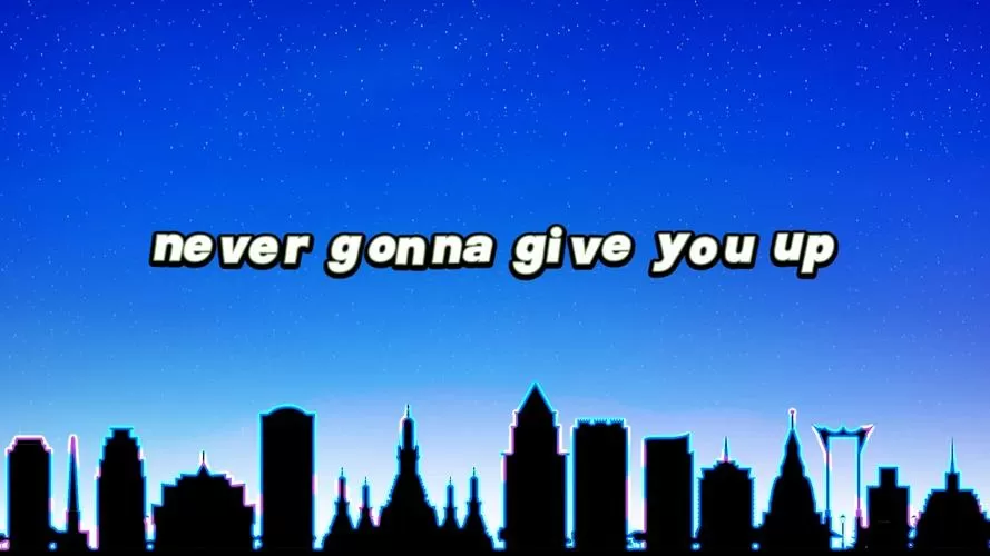 never gonna give you up 下载图标