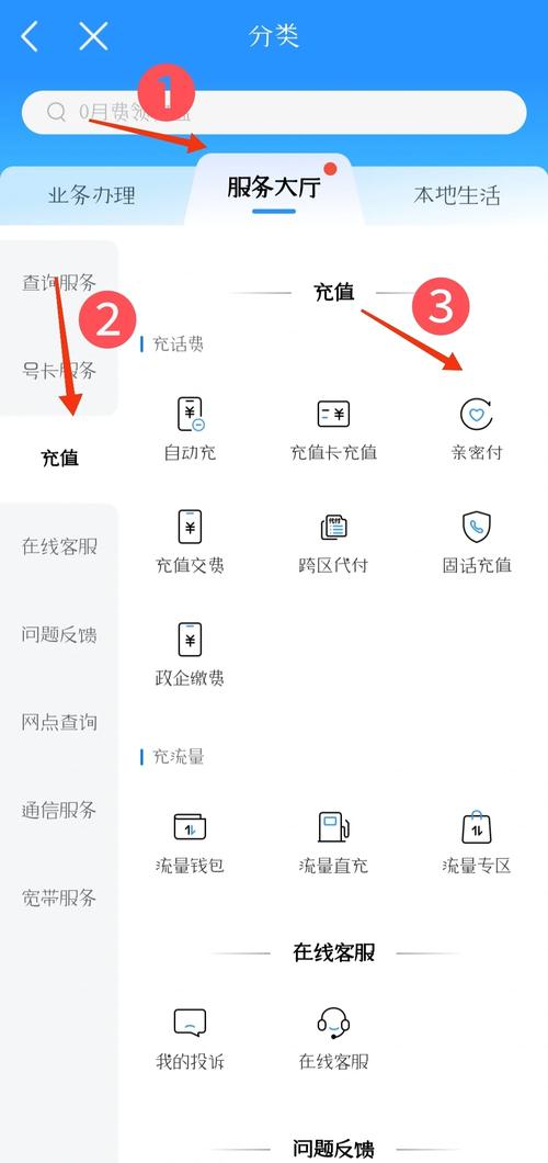 怎么充话费教程截图