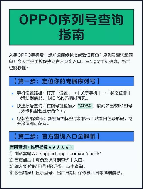 oppo产品序列号查询