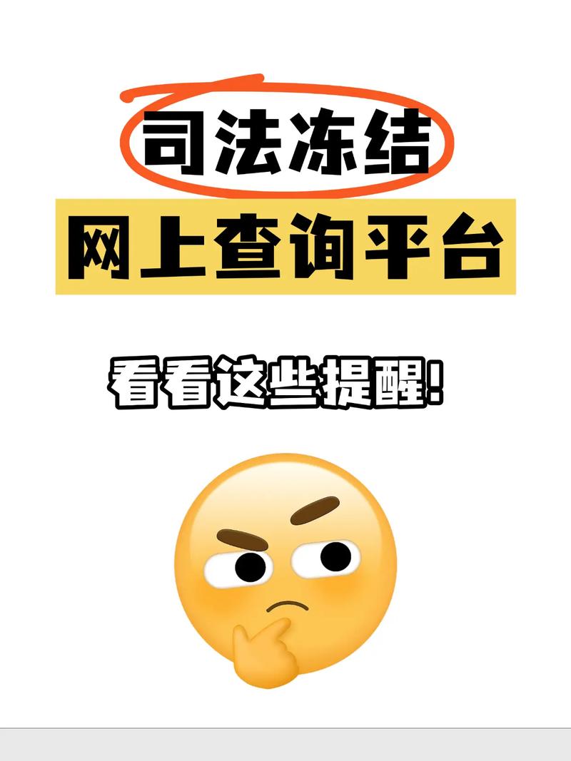 司法冻结查询平台截图
