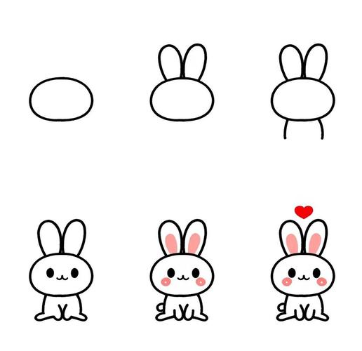小兔子的简笔画图标