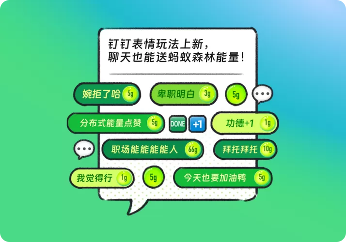 钉钉如何产生绿色能量
