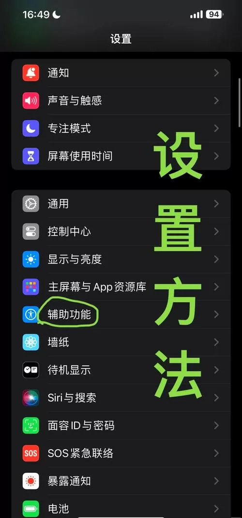 苹果如何打开悬浮球功能截图
