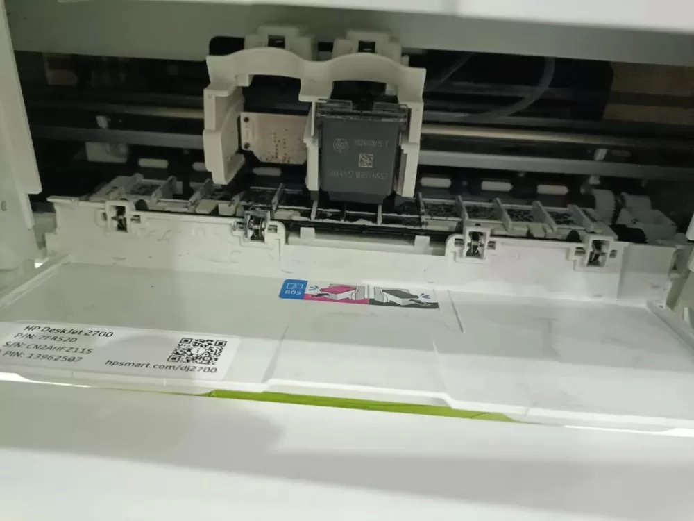 换了新墨盒打印不清晰图标