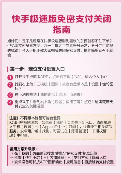 如何修改快手免密支付截图