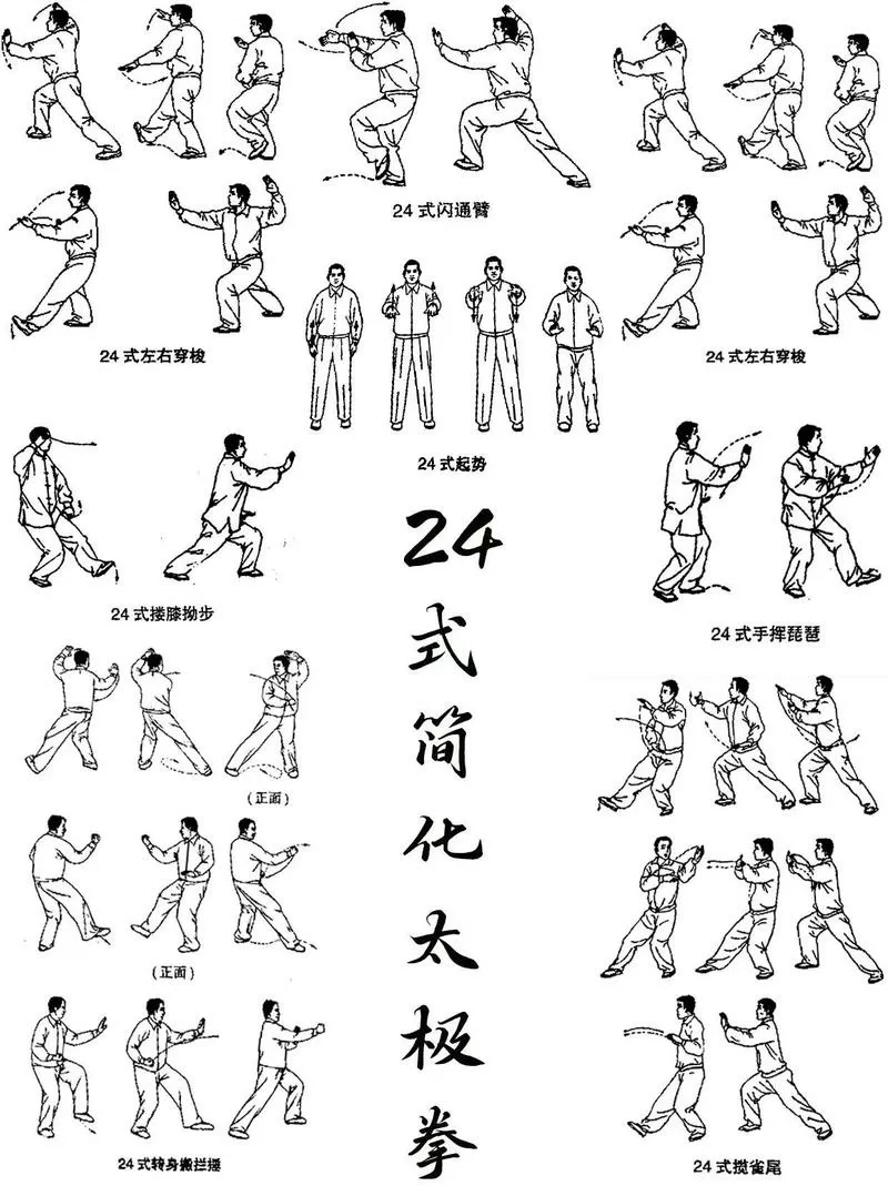 简化太极拳二十四式口令图标