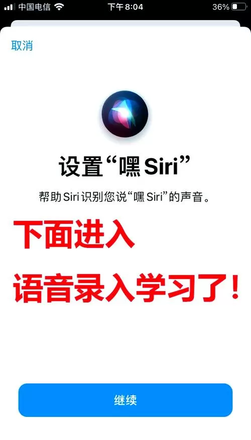 苹果怎么说话唤醒siri截图