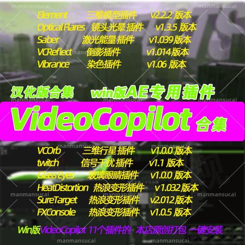videocopilot插件集合AE插件介绍