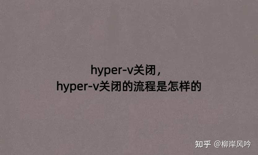 hyperv建议关闭吗图标