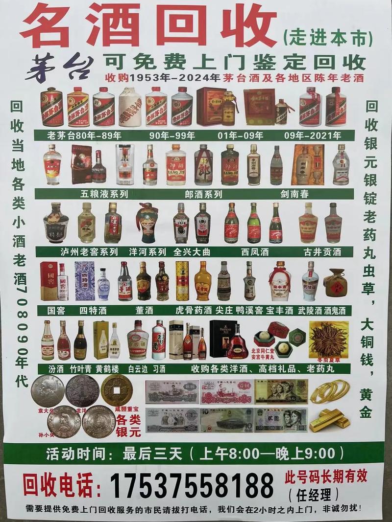 烟酒回收价格表老版本图标