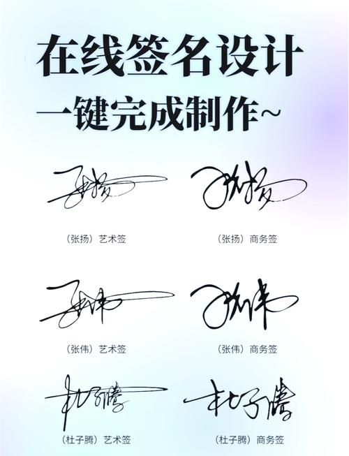 自己签名怎么设计升级版图标