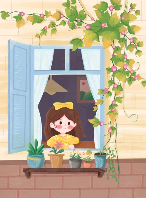 卡在窗户的女孩手机版截图