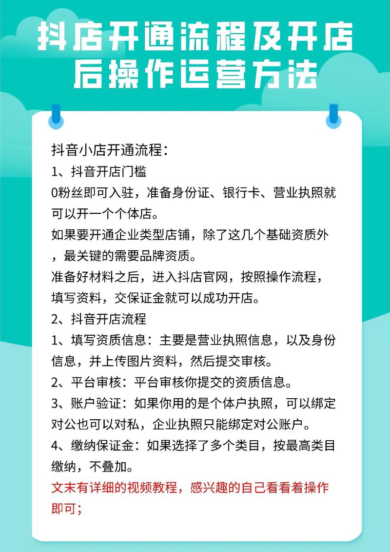 抖音小店个人店铺怎么开通加速永久图标