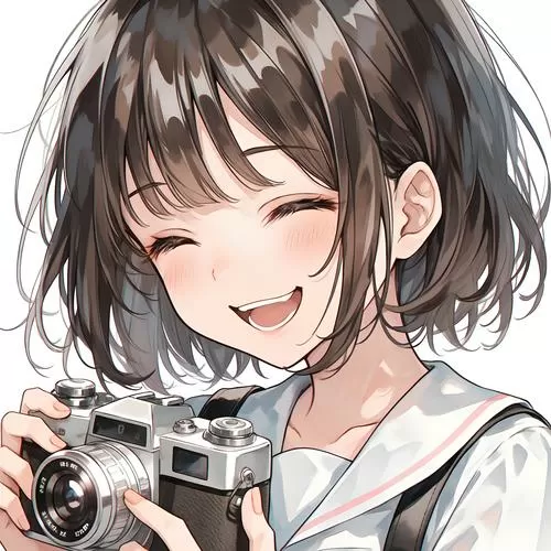 照漫画脸的相机图标