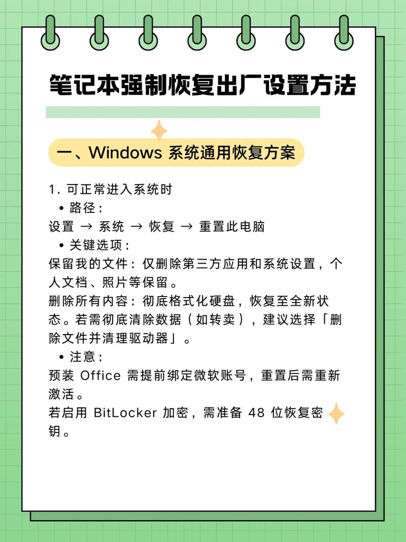 如何强制恢复出厂设置
