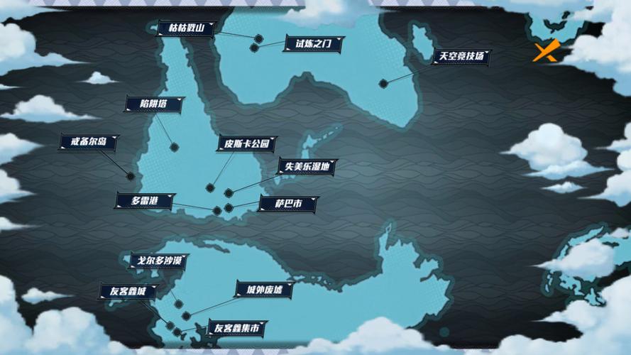 全职猎人地图与世界地图