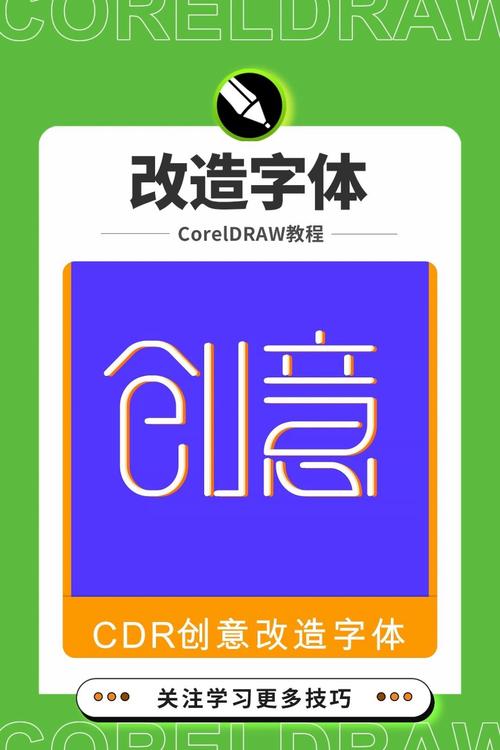cdr修改模板文字给力版图标