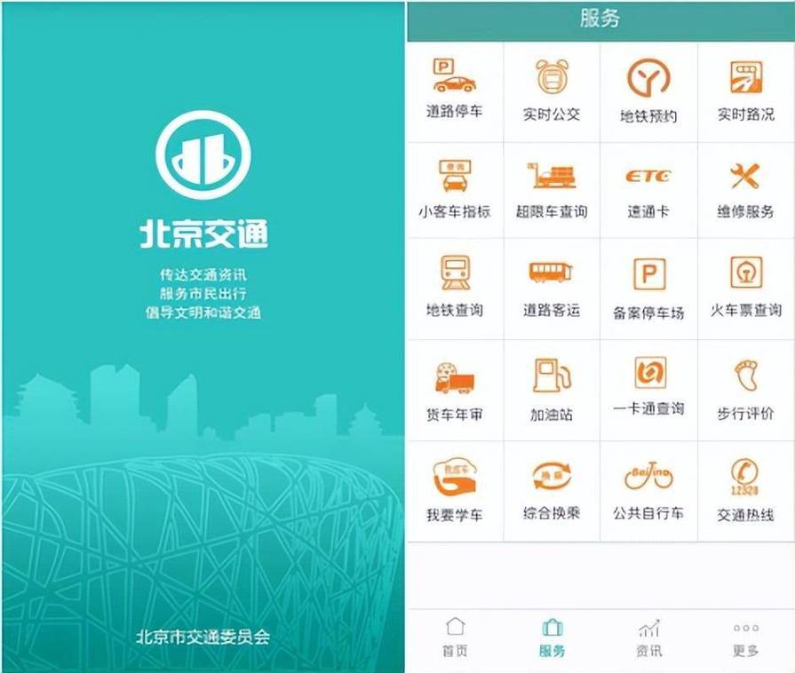 北京交通app停车缴费安装红包版图标