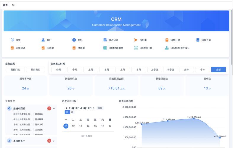 销售crm客户管理系统