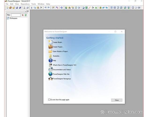 powerdesigner设置中文图标