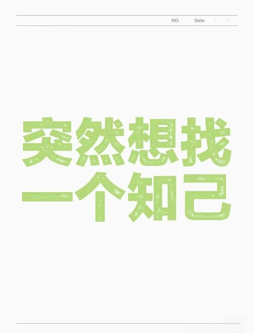 想找一个知己的说说